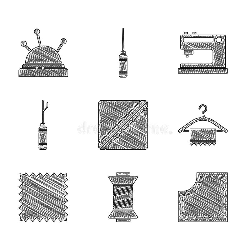 Sewing Leather Machine Sketch Stock Illustrations – 57 Sewing Leather ...