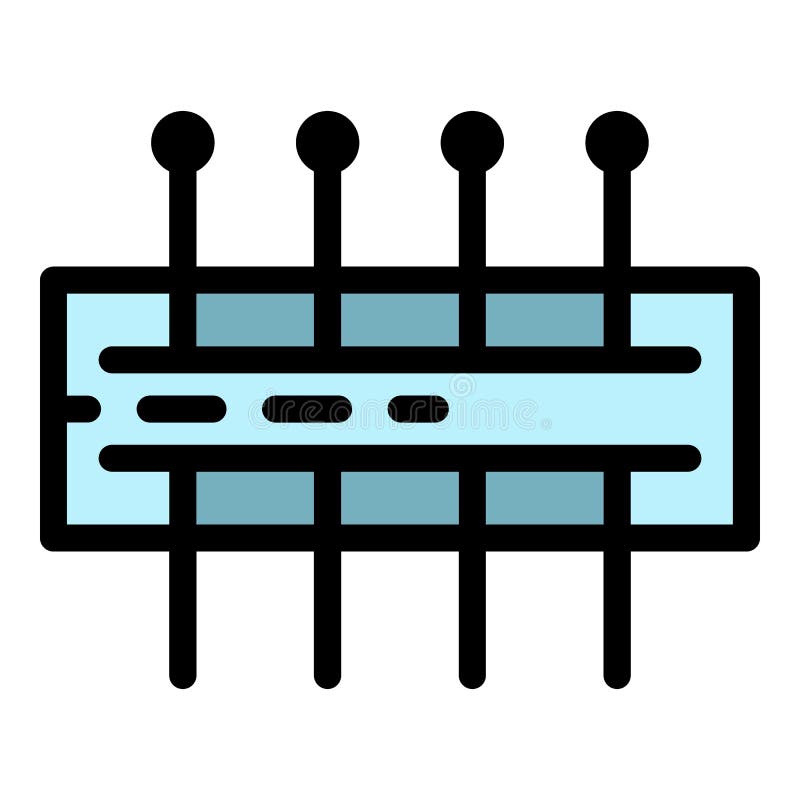 Set of Sewing Pins Icon Color Outline Vector Stock Vector ...