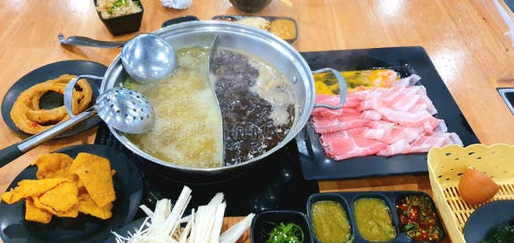 Set of Shabu. stock photo. Image of brunch, dish, shabu - 232409396