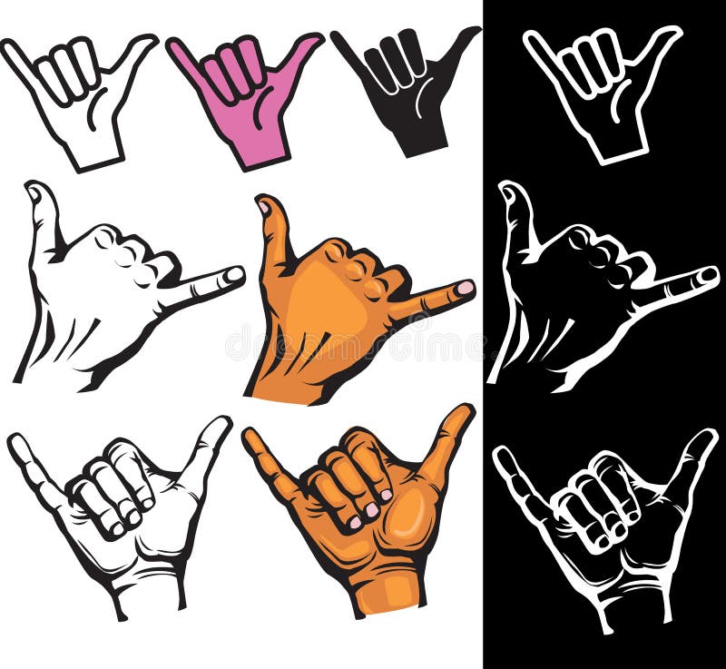 Shaka Sign Clip Art