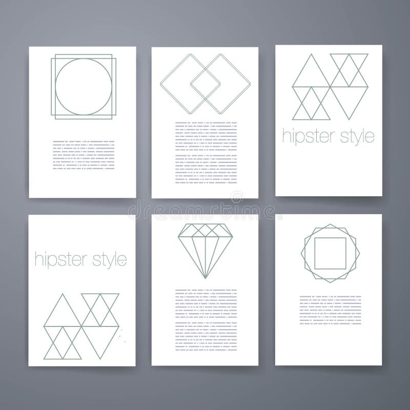 Set of sharp line logos stock vector. Illustration of light - 56439399