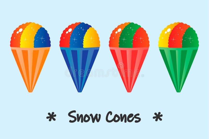 Cartoon Shaved Ice Stock Illustrations – 187 Cartoon Shaved Ice Stock ...