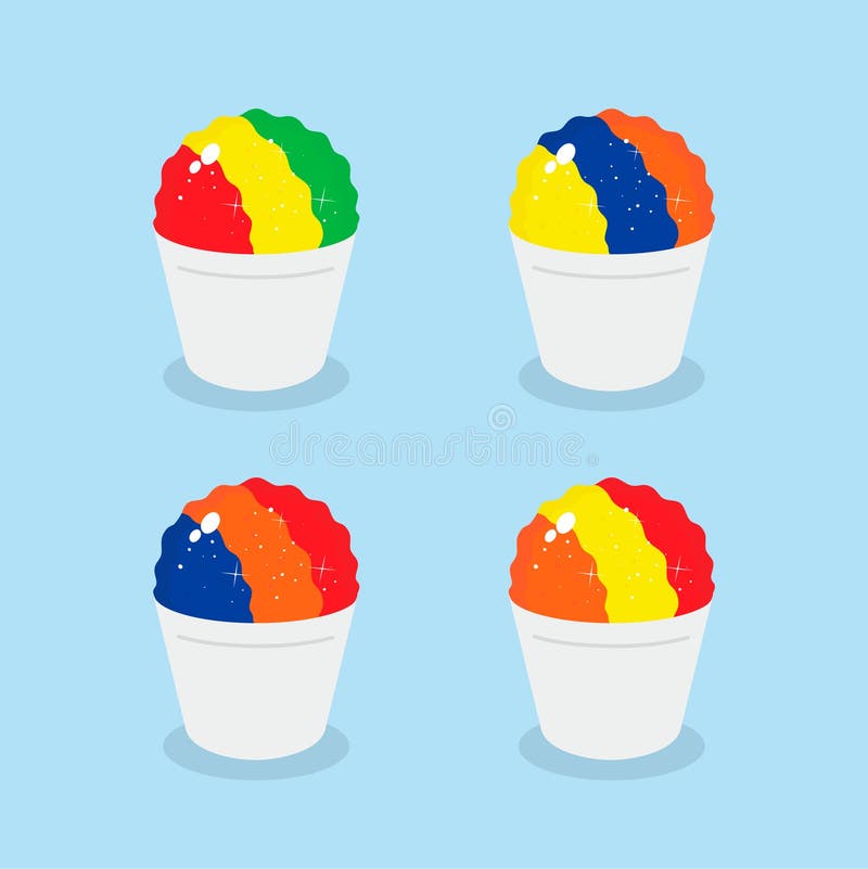 Cartoon Shaved Ice Stock Illustrations – 187 Cartoon Shaved Ice Stock ...