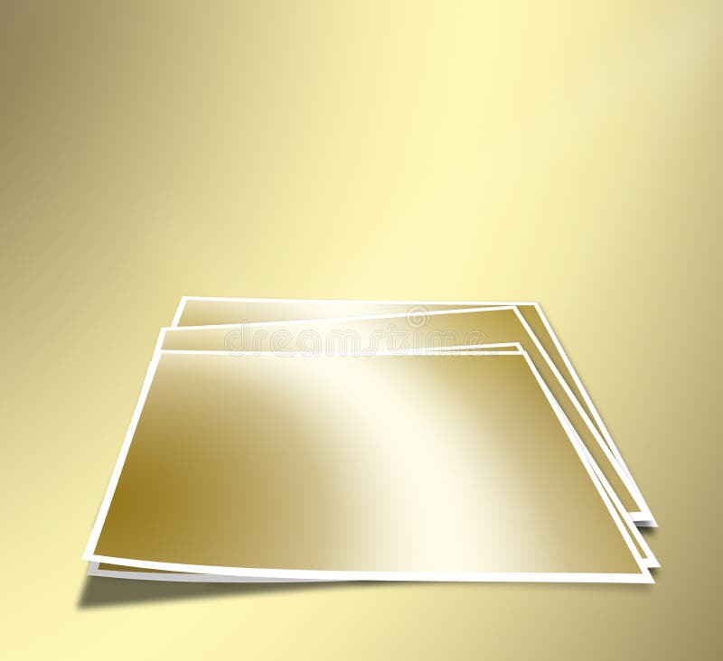 A set of sheets for photos stock illustration. Illustration of collage ...