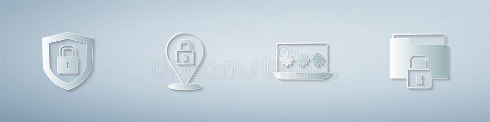 Set Shield Security with Lock, Lock, Laptop Password and Folder and ...