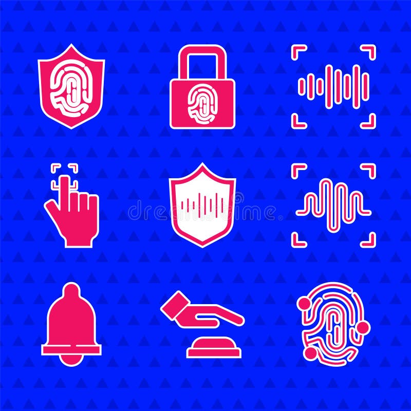 Set Shield Voice Recognition, Palm Print, Fingerprint, Voice, Motion ...