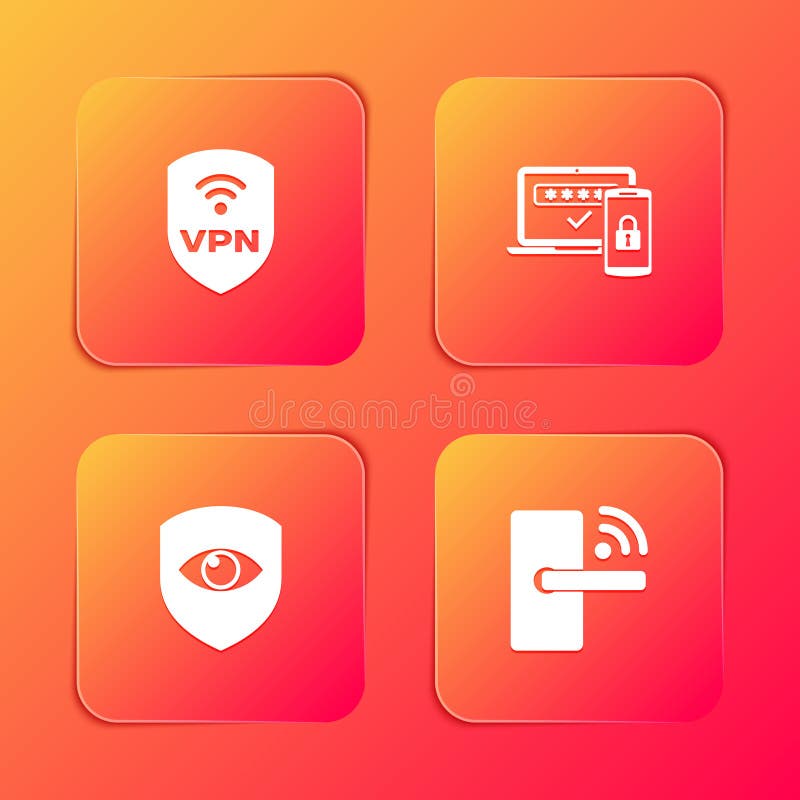 Set Shield with VPN Wireless, Two Steps Authentication, and Eye and ...