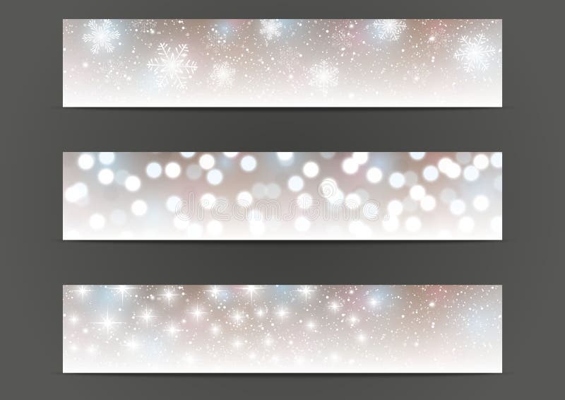 Set of 500 X 100 Shiny Banners Stock Vector - Illustration of greeting ...