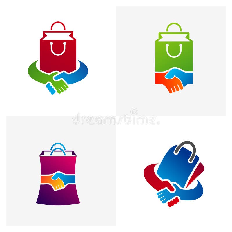 Set of Shop Deal Logo Vector Template, Creative Deal Logo Design ...