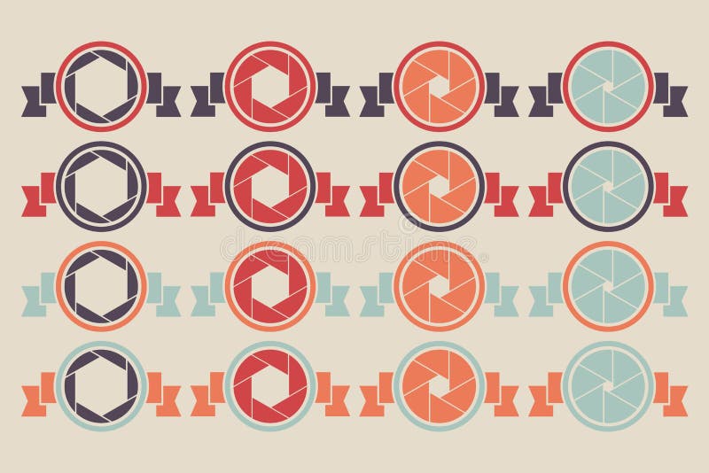 Shutter Icon. Polygon Shutter Icon Sign Stock Illustration ...