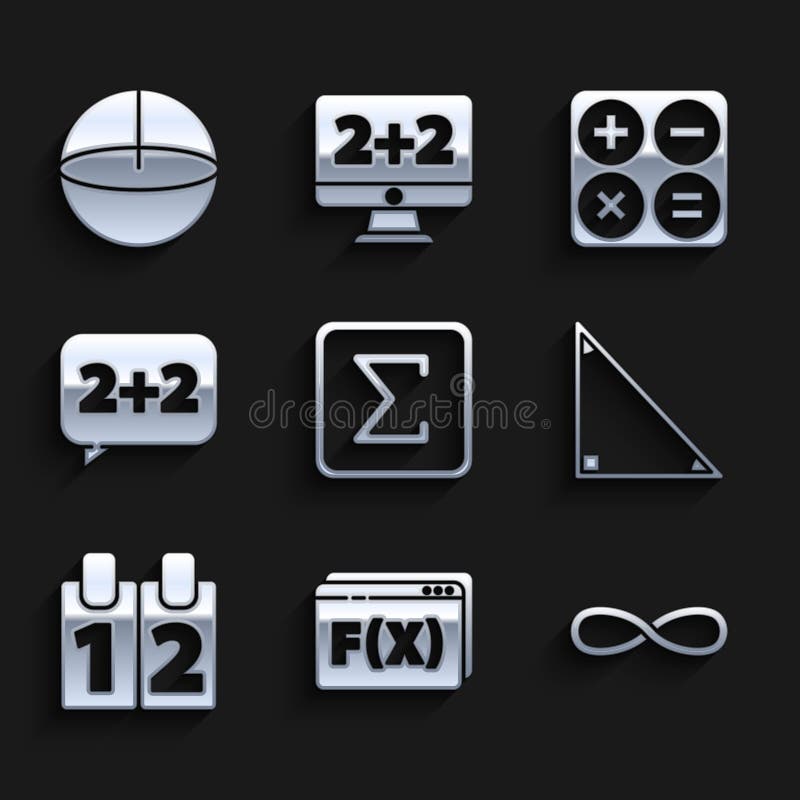 Set Sigma Symbol, Function Mathematical, Infinity, Triangle, Calendar ...
