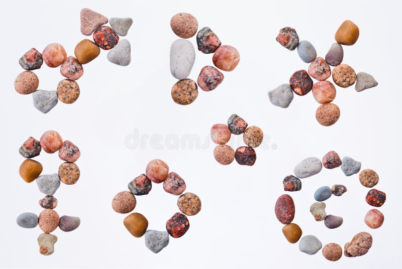 Set Of Signs And Bullet Points Stock Image - Image of bullet, symbol ...