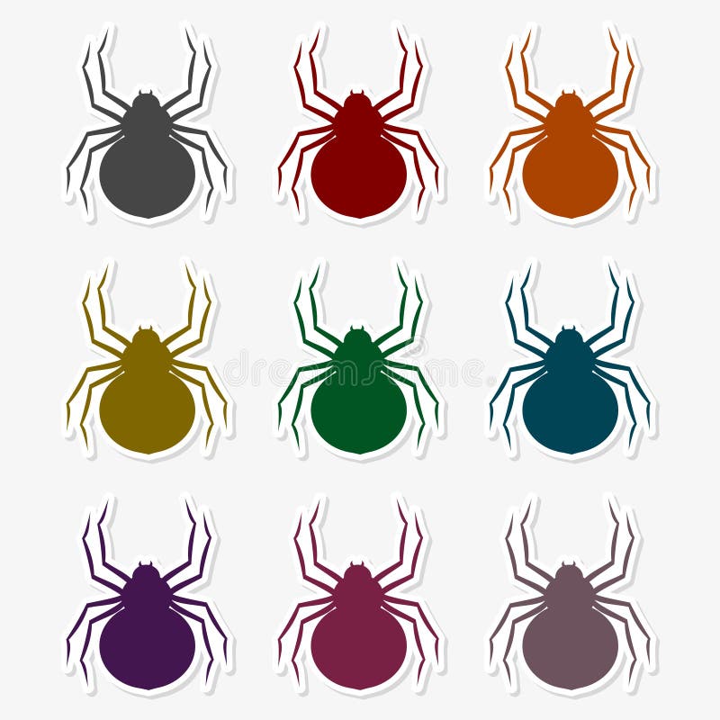 Spider Side View Stock Illustrations – 111 Spider Side View Stock ...