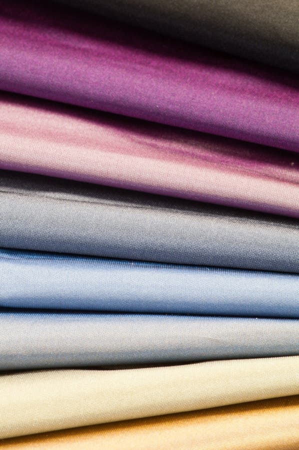 Set of silk textiles stock photo. Image of regular, drapery - 16889128