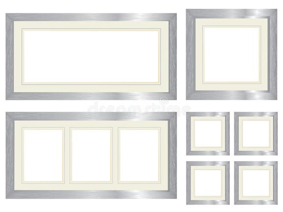 Silver Shiny Frames Stock Illustrations – 1,838 Silver Shiny Frames ...