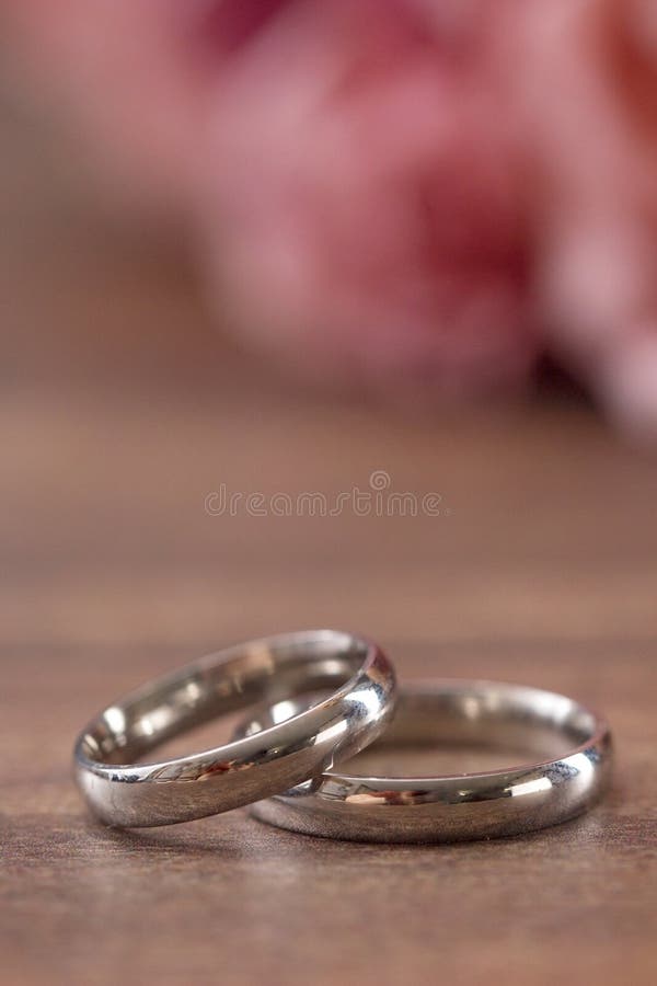 Set of Silver Rings stock image. Image of marriage, marry - 124974451