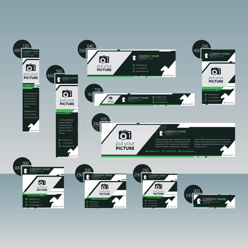 Set of Simple Banner, Layout Template Design with Modern and Simple ...