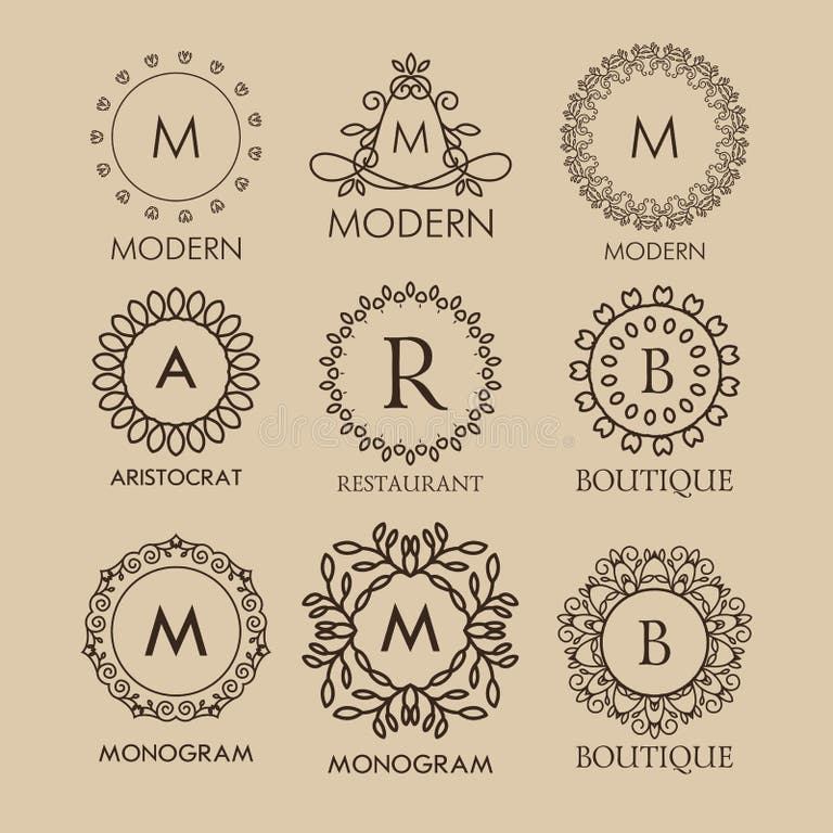 Elegant Monogram Stock Illustrations – 508,663 Elegant Monogram Stock ...