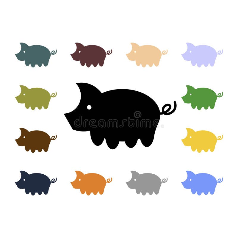 Sow Piglets Stock Illustrations – 287 Sow Piglets Stock Illustrations ...