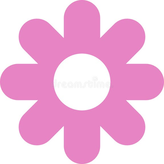 Set of Simple Flower Icon Illustration Stock Illustration ...