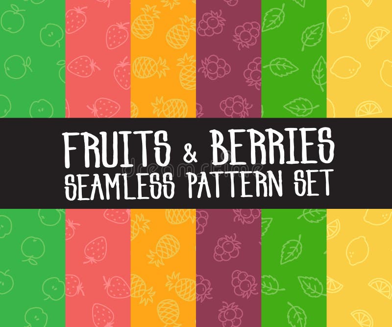 Set of Simple Colorful Seamless Patterns Dots Stock Vector ...