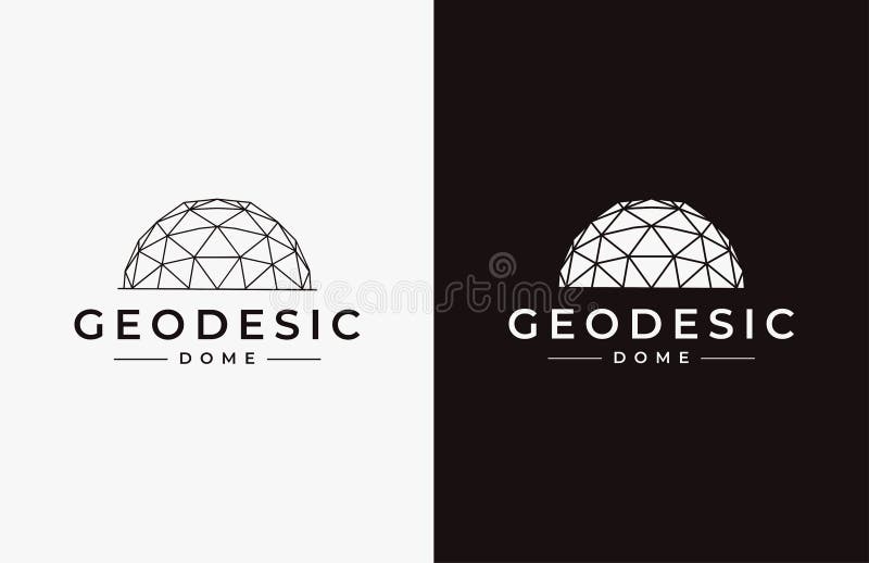 Set of Simple Geodesic Dome Logo Icon Vector Stock Vector ...