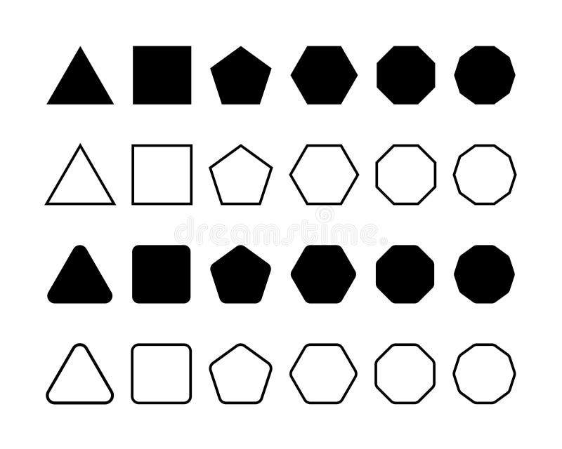 Hexagon Rounded Corners Stock Illustrations – 227 Hexagon Rounded ...