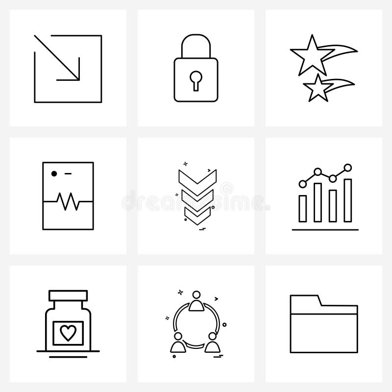 Basic Phone icon set stock illustration. Illustration of group - 72474168