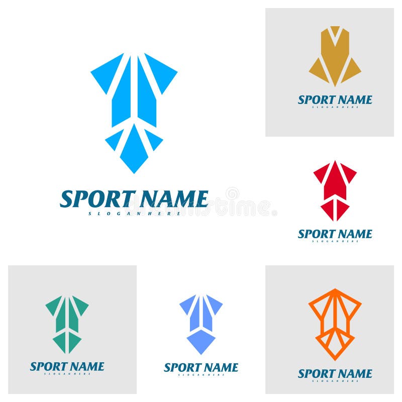 Set of Simple Squid Logo Design Vector Template, Squid Logo Concepts ...