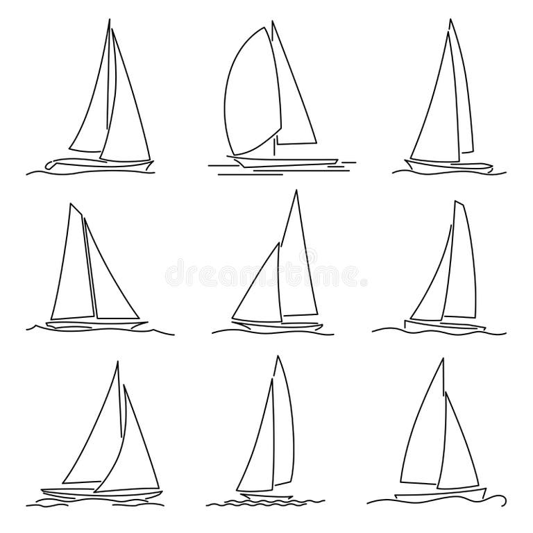 Triangular Sail Stock Illustrations – 112 Triangular Sail Stock ...