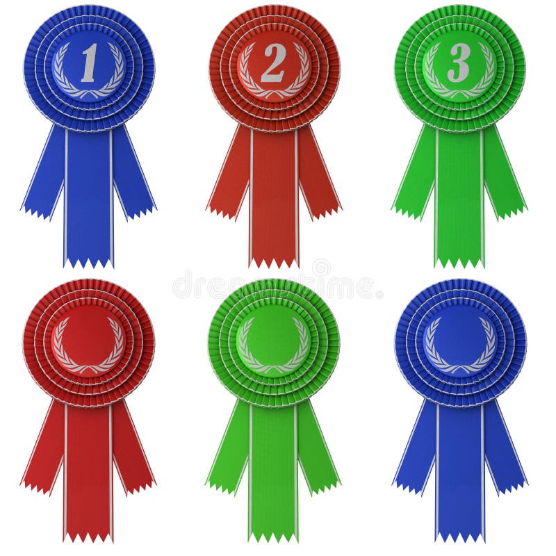 Ribbons Placing stock illustration. Illustration of contest - 3530500