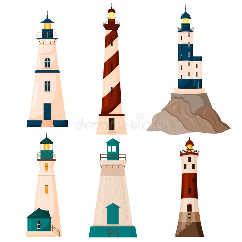 Beacons Lighthouse Stock Illustrations – 115 Beacons Lighthouse Stock ...
