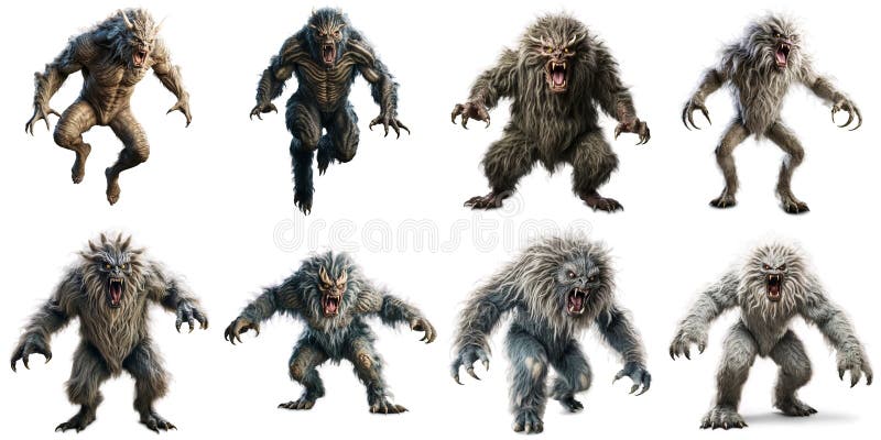 Hairy Creatures Stock Illustrations – 427 Hairy Creatures Stock ...