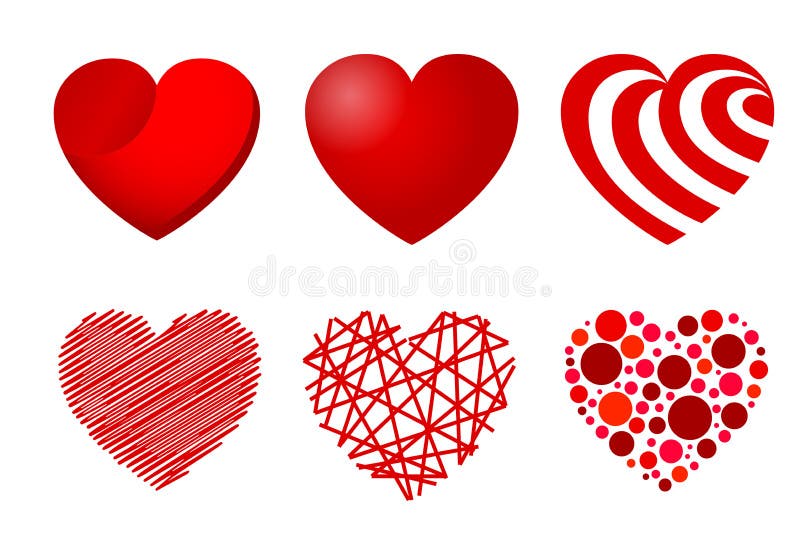 Six Hearts Stock Illustrations – 761 Six Hearts Stock Illustrations ...