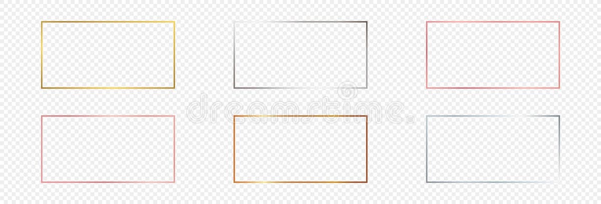 Rectangular Shiny Frames Stock Illustrations – 660 Rectangular Shiny ...