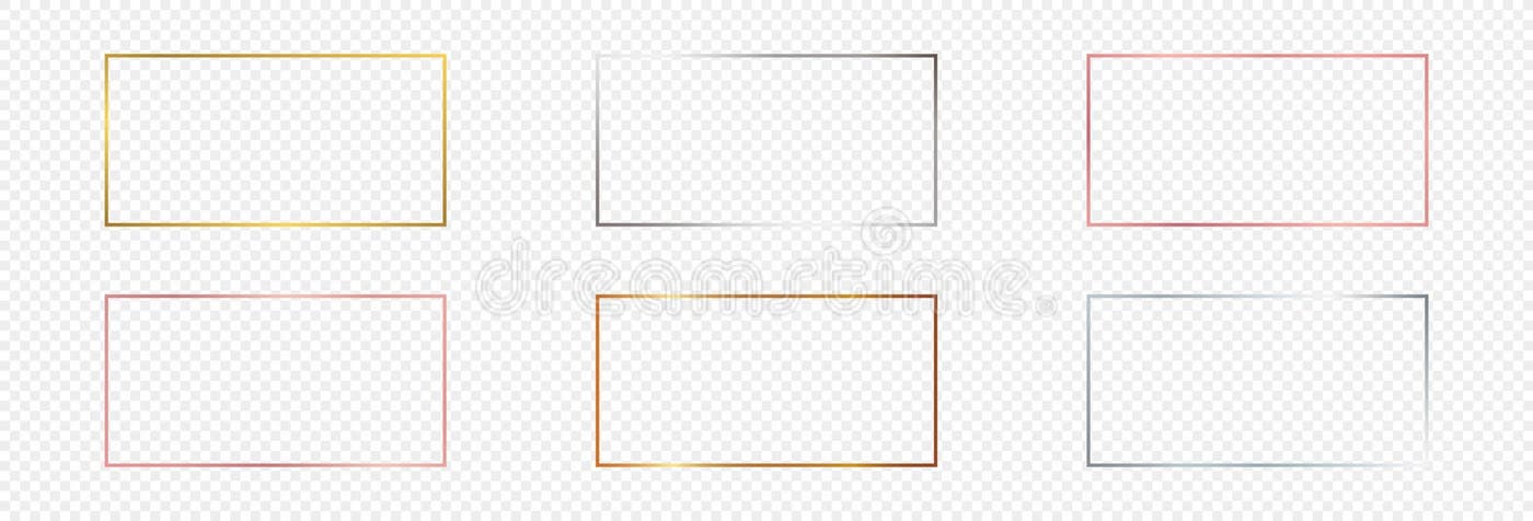 Rectangular Shiny Frames Stock Illustrations – 660 Rectangular Shiny ...