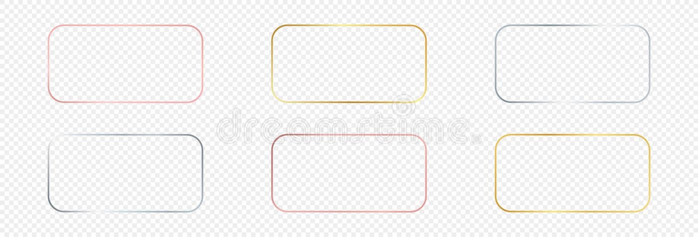 Rectangular Shiny Frames Stock Illustrations – 660 Rectangular Shiny ...