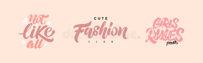 Set Slogan with Cute Illustrations .Vector Slogan for T-shirt Print ...