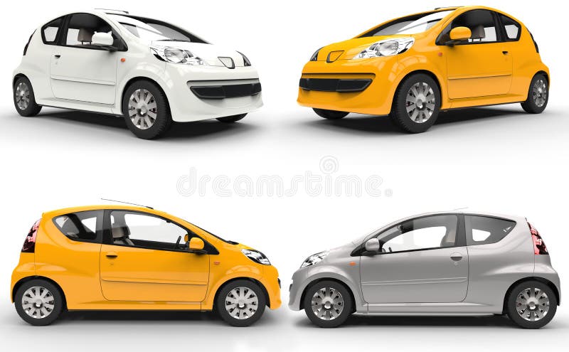 Small cars set stock vector. Illustration of icon, design - 93496331
