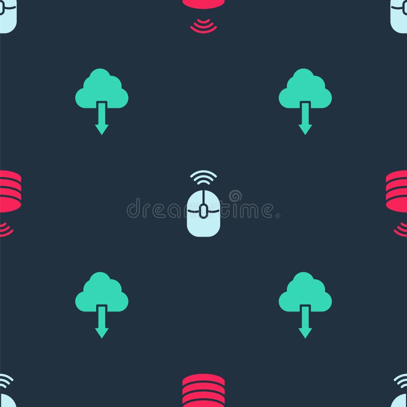 Set Smart Data Server, Wireless Computer Mouse and Cloud Download on ...