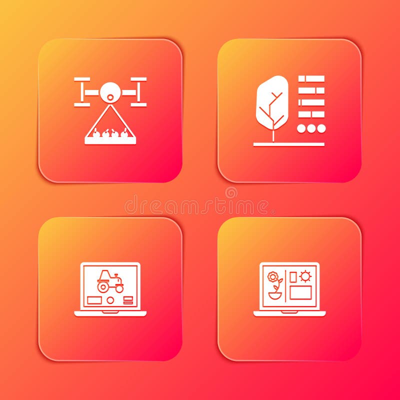 Set Smart Farm with Drone, Plant Status, Laptop Application for Smart ...