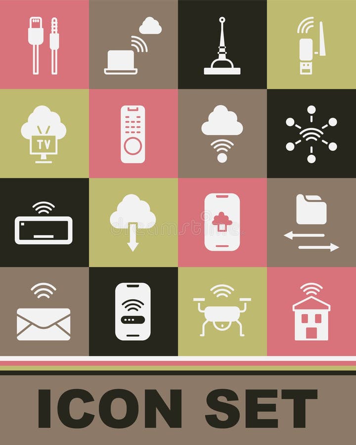 Set Smart Home with Wi-fi, Transfer Files, Network, Antenna, Remote ...