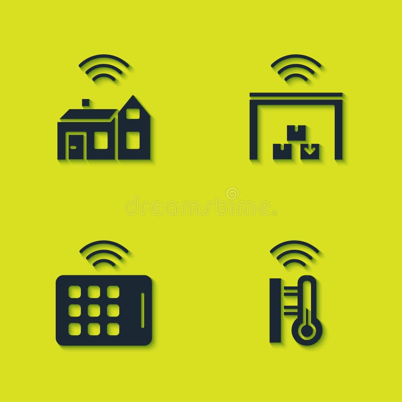 Set Smart Home with Wireless, Thermometer, Wireless Tablet and ...