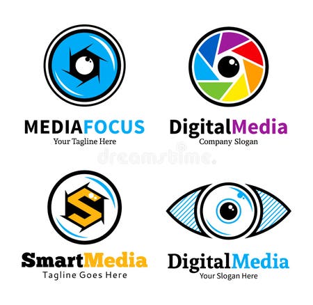 Set of Smart Media Logo, Icons and Design Elements Stock Vector ...