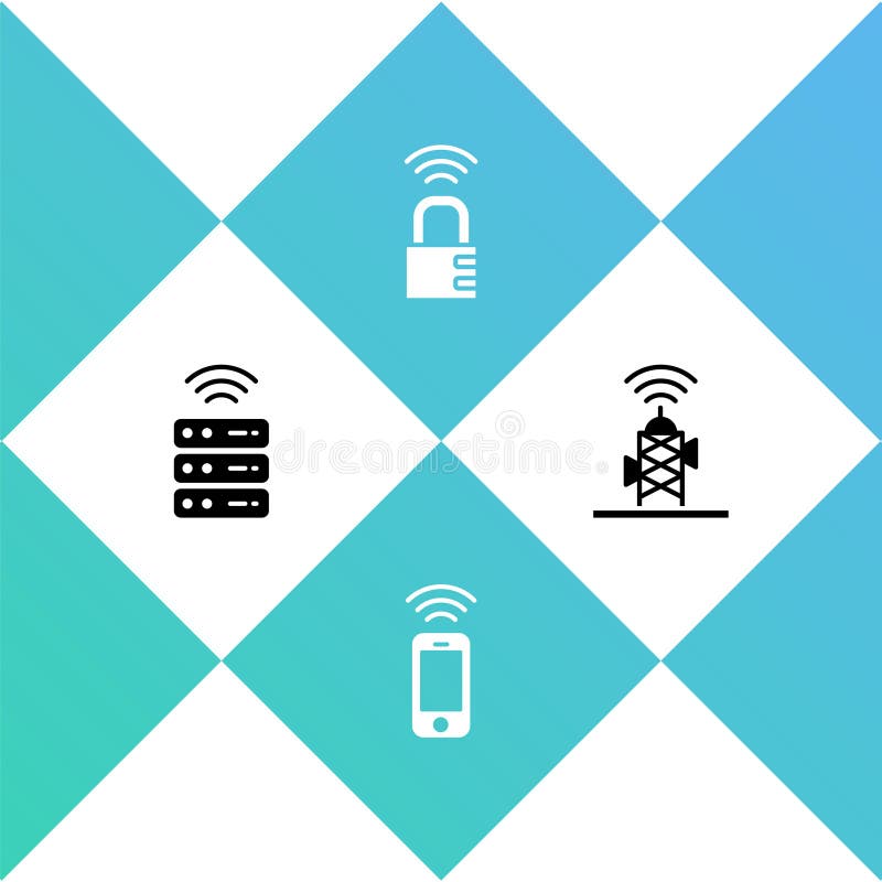 Set Smart Server, Wireless Smartphone, Safe Combination Lock and ...