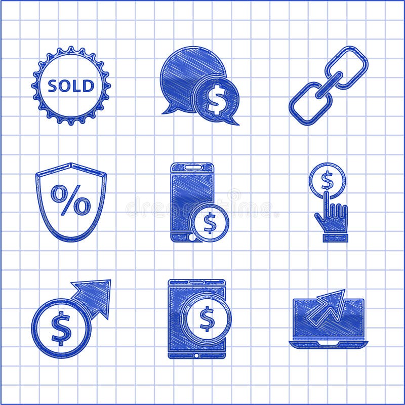 Set Smartphone with Dollar, Tablet, Laptop and Cursor, Hand Holding ... Set Smartphone with Dollar, Tablet, Laptop and Cursor, Hand Holding ...
