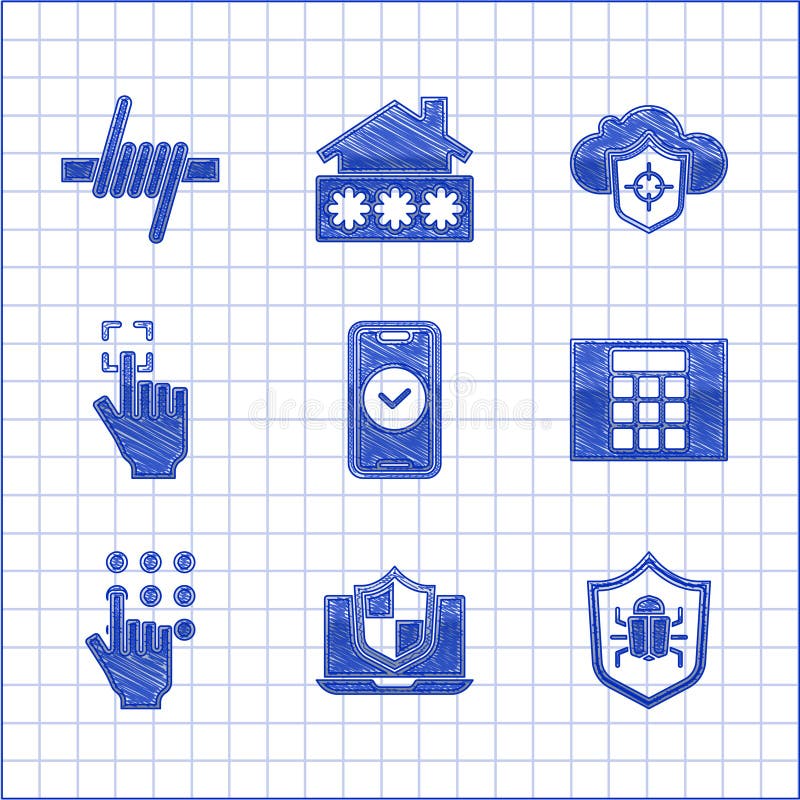 Set Smartphone, Laptop Protected with Shield, System Bug, Password ... Set Smartphone, Laptop Protected with Shield, System Bug, Password ...