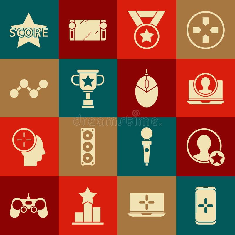 Set Smartphone and Playing in Game, Premium Create Account Screen ...