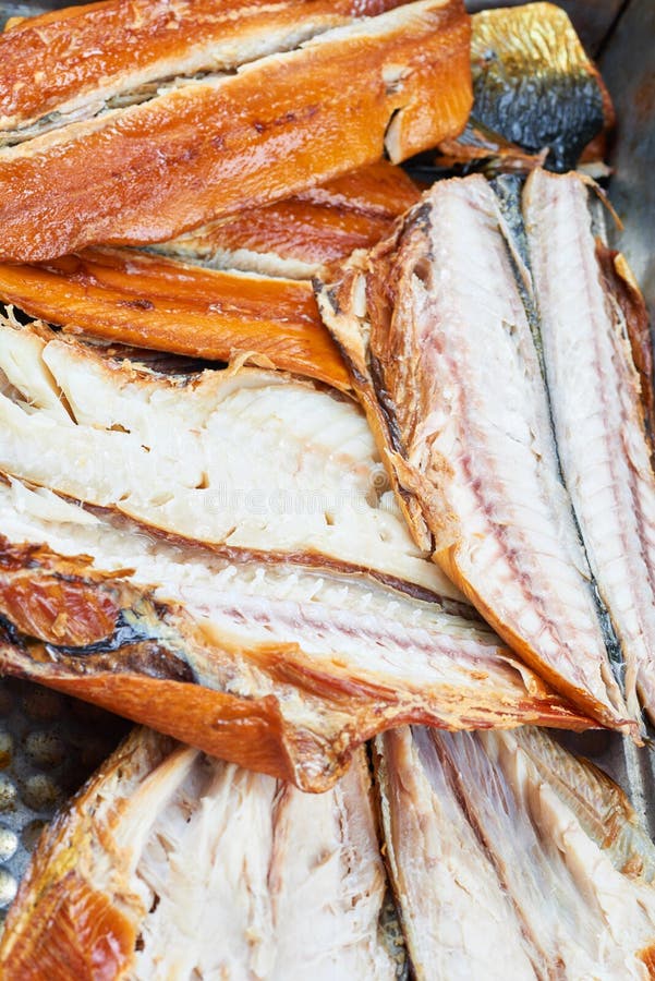 Set of smoked fish stock image. Image of forest, bream - 80349163