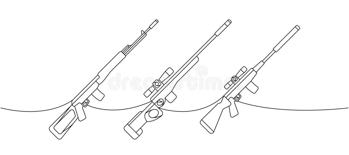 Sniper Drawing Stock Illustrations – 993 Sniper Drawing Stock ...